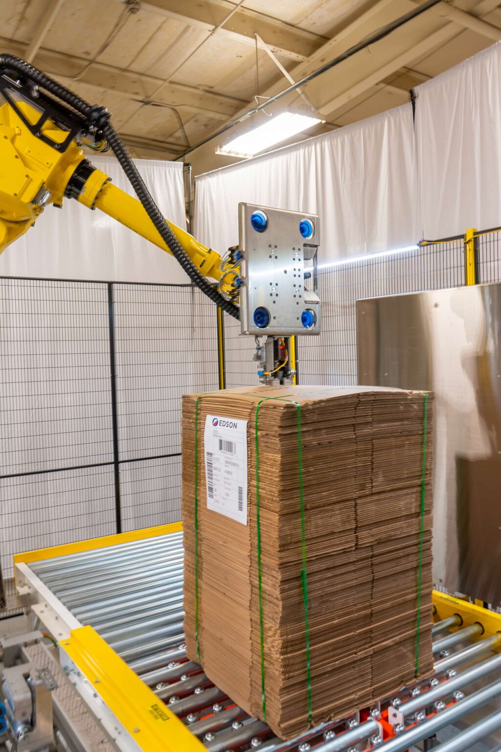 Automating the infeed of a case packer 'a first' in the converted paper ...